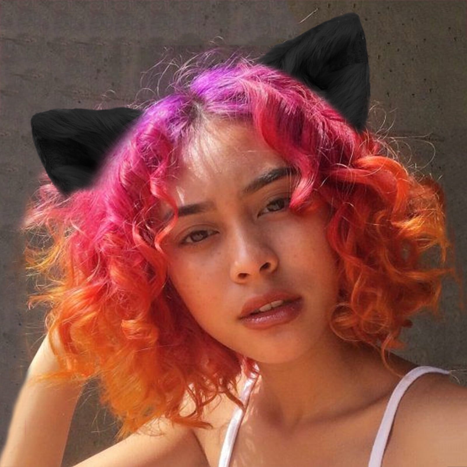 Cos Simulation Animal Ear Cat Ear Clip Cute Plush Ear - Walmart.com