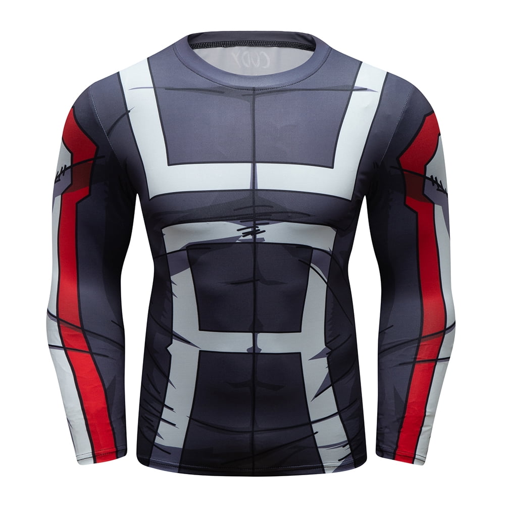 CosFitness Anime MHA/My Hero Academia UA Uniform(Grey) Cosplay Fitness ...