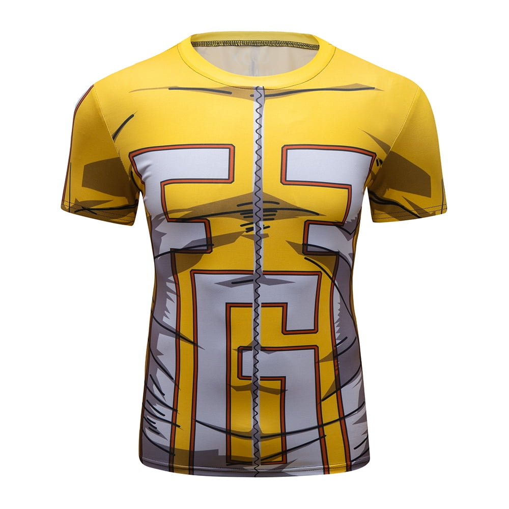 CosFitness Anime MHA/My Hero Academia Workout Shirts, Fat Gum Cosplay ...