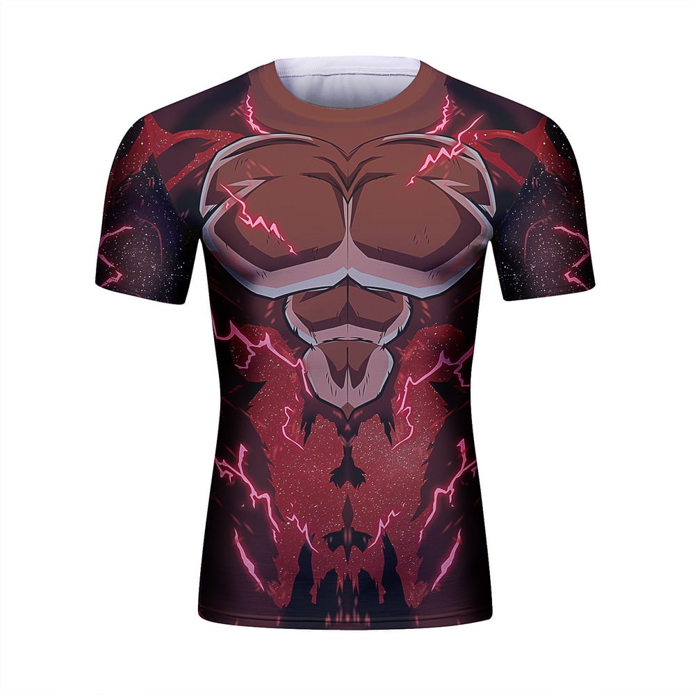 CosFitness Anime Training Shirt, Funny Cosplay 3D Muscle Fitness ...