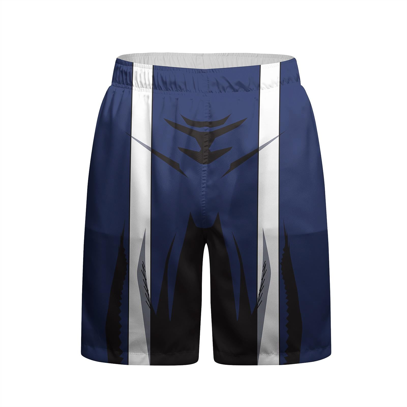 CosFitness MHA Training Shorts, Funny Anime Gym UA Uniform Cosplay ...