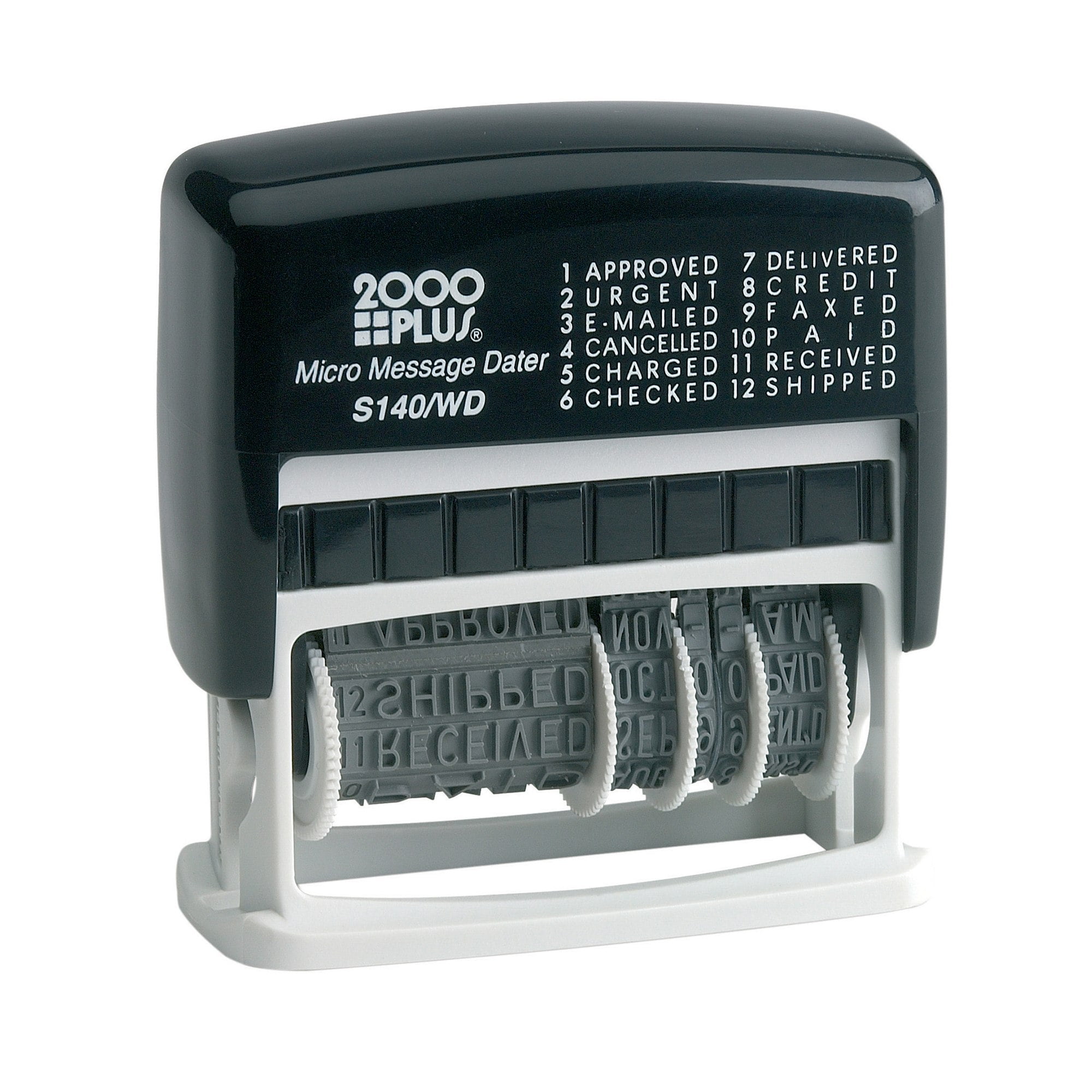Consolidated Stamp Micro Message Dater Self-Inking 011090 - Walmart.com