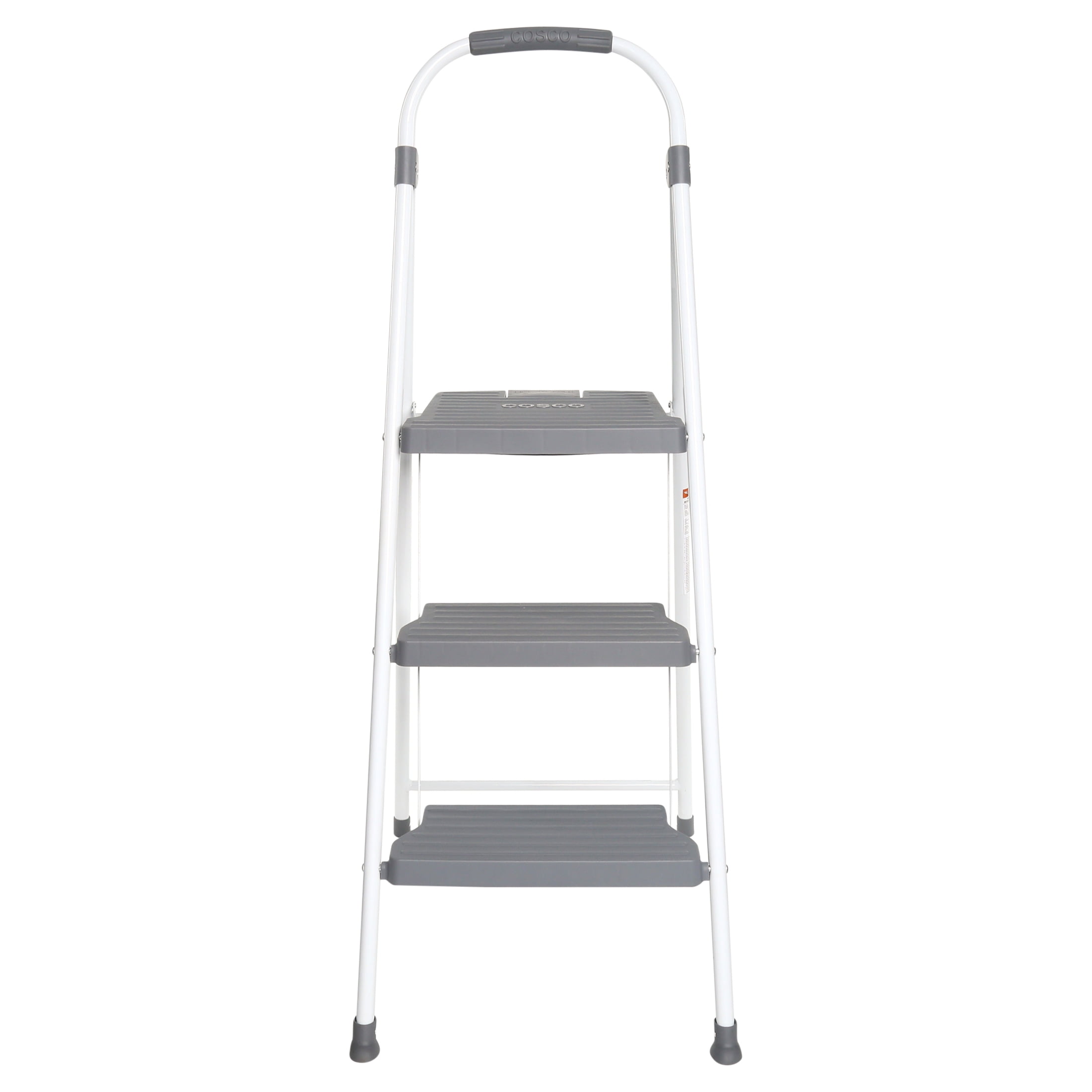 Cosco 3-Step Folding Stool with Large Steps, Gray - Walmart.com
