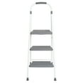 Cosco 3-Step Folding Stool with Large Steps, Gray - Walmart.com