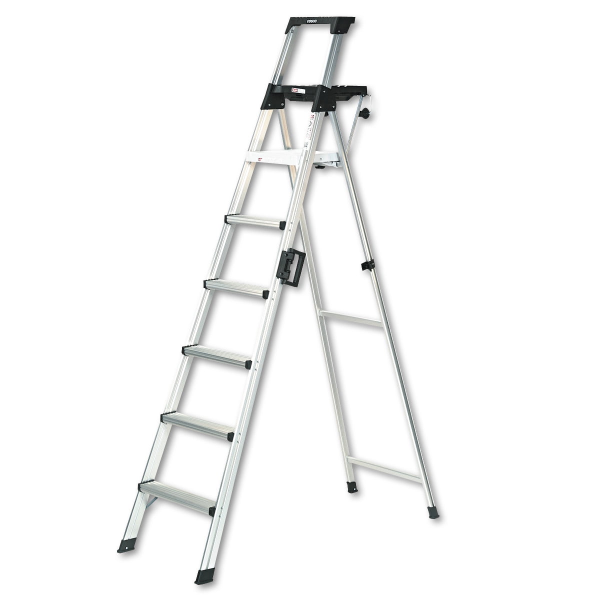 COSCO 8 Ft. Signature Series Aluminum Step Ladder, 300 Lb. Type IA ...