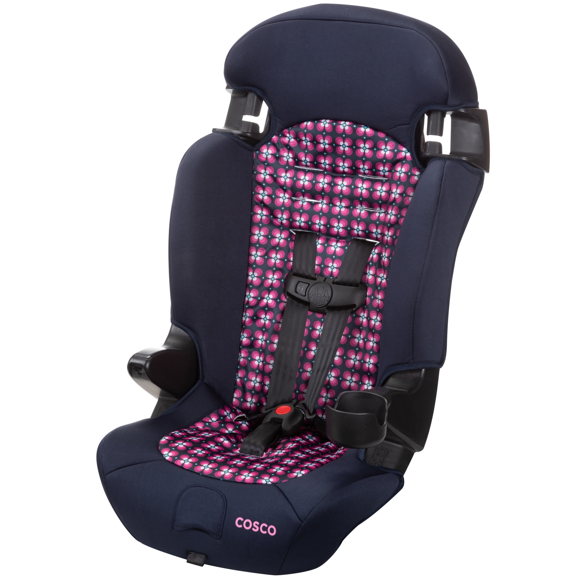Cosco Kids Finale 2-in-1 Toddler Booster Car Seat, Peony Tiles II ...