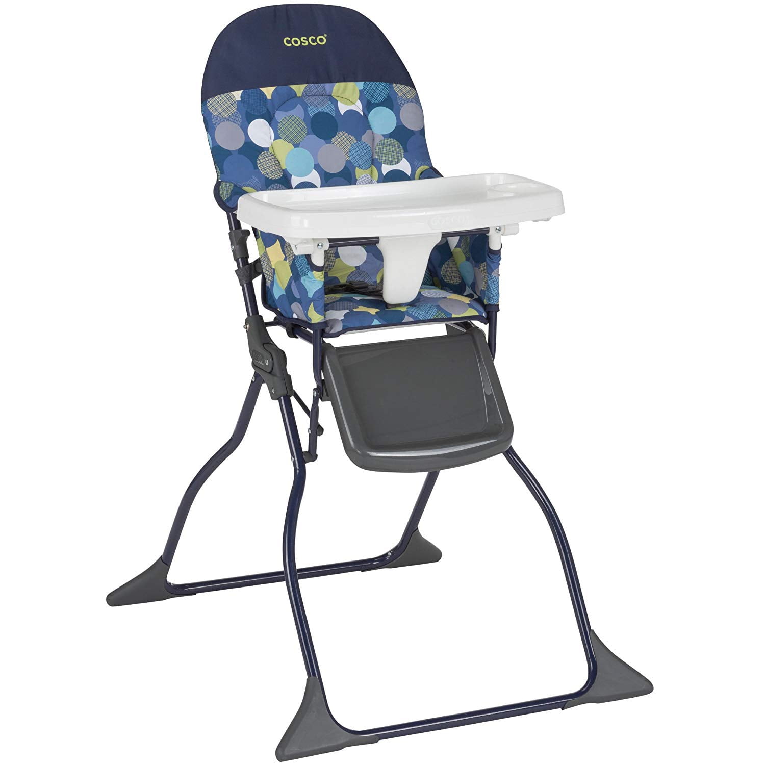 Cosco Foldable Baby Eating High Chair with Adjustable Tray, Portable ...