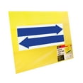 Cosco® Large Blank Sign With Vinyl Blue Arrows And Stake, 19" X 15 ...