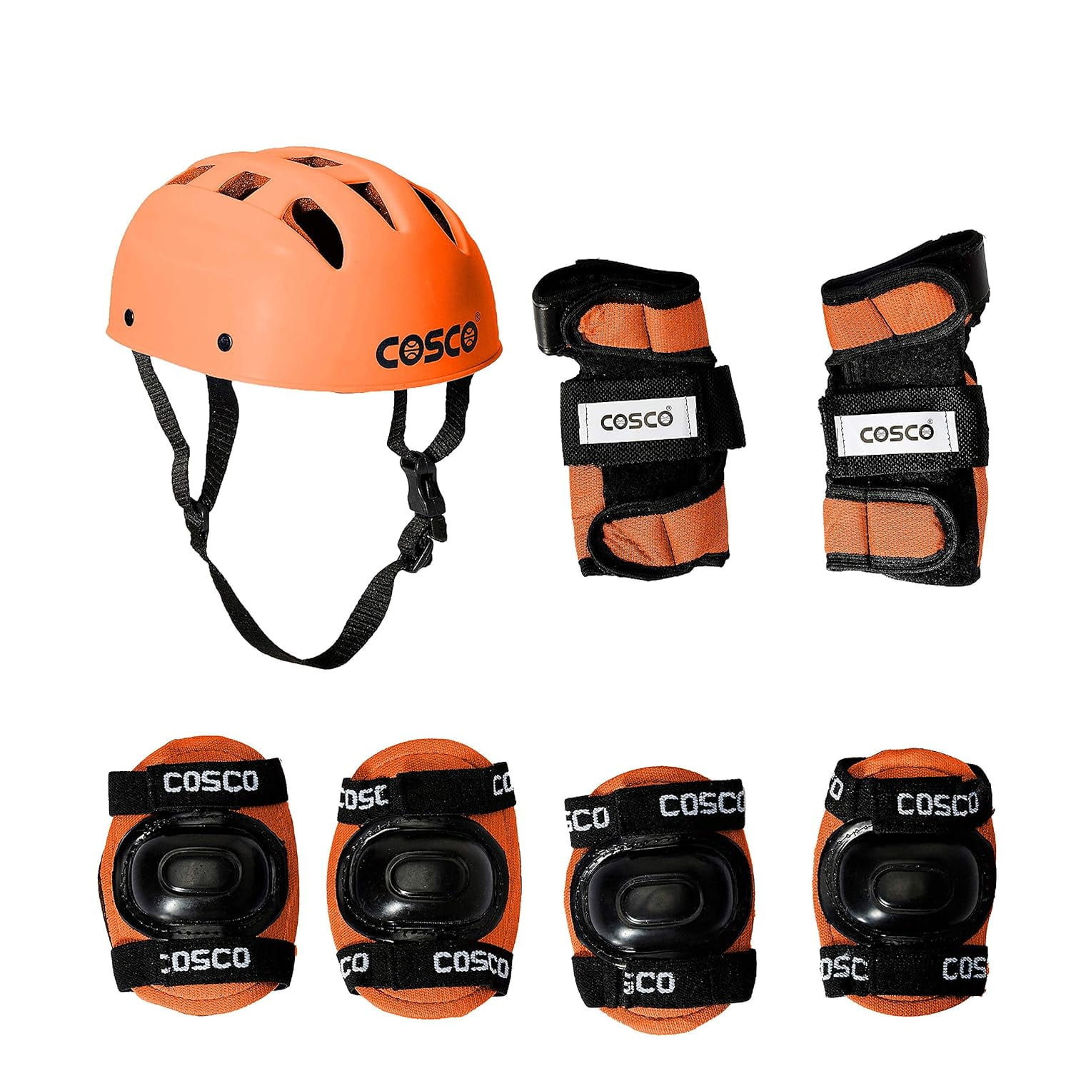 Cosco Protective Roller Skates Kit, Orange & Black | Type: Roller ...