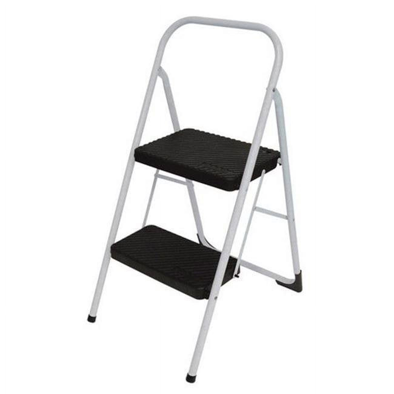 Cosco Two Step Big Step Stool, Foldable Steel Ladder, 200 lb Capacity ...