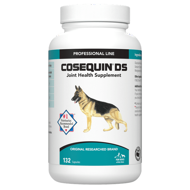 Cosequin DS Dog Joint Health Supplement Capsules with Glucosamine & Chondroitin 132ct - Walmart.com