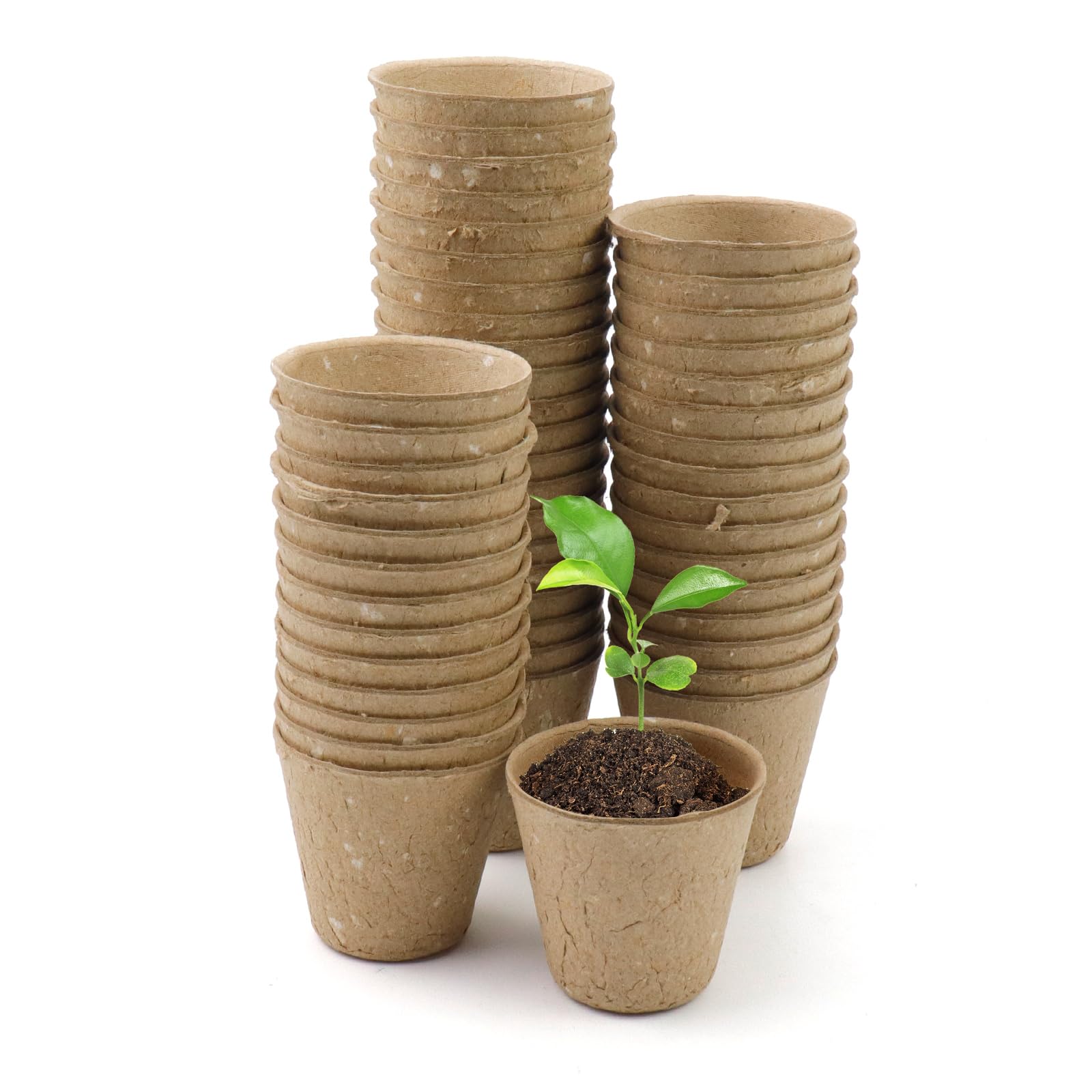 Coshar 50Pcs PlantEGSC Starter Kits for Seed Starting 2.4" Round Plant ...