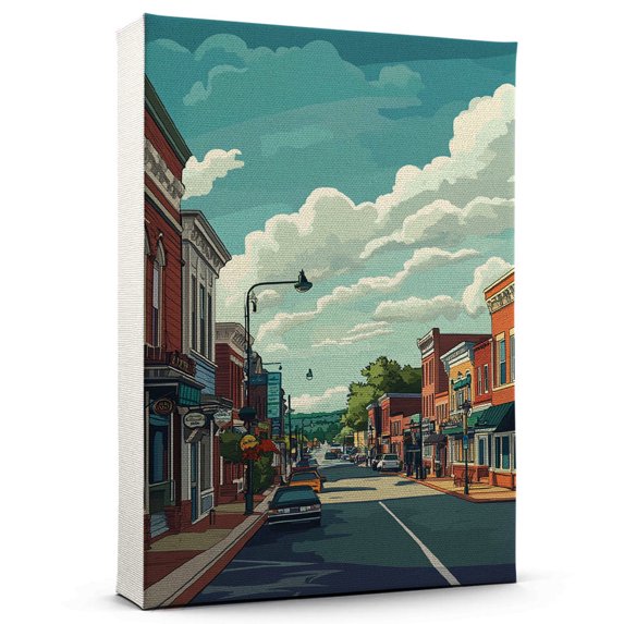 Coshocton Travel Canvas, Ohio Canvas Print,Coshocton Canvas Wall Art ...