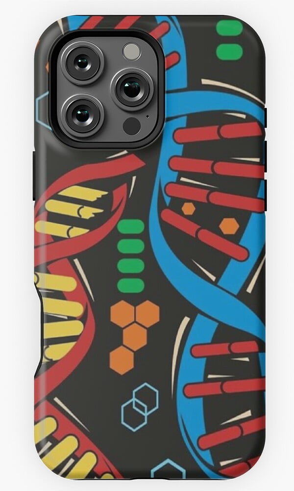 Cosimas DNA Science Graphic Phone Case Compatible with iPhone 11 to 16 ...