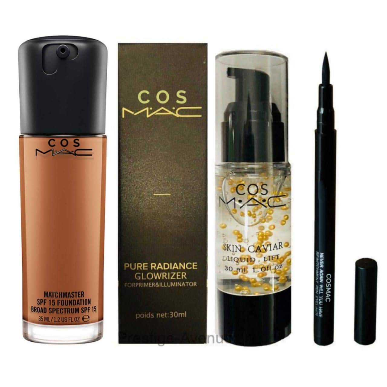 Cosmac Combo Waterproof Matchmaster Spf 15 Foundation Broad Spectrum ...