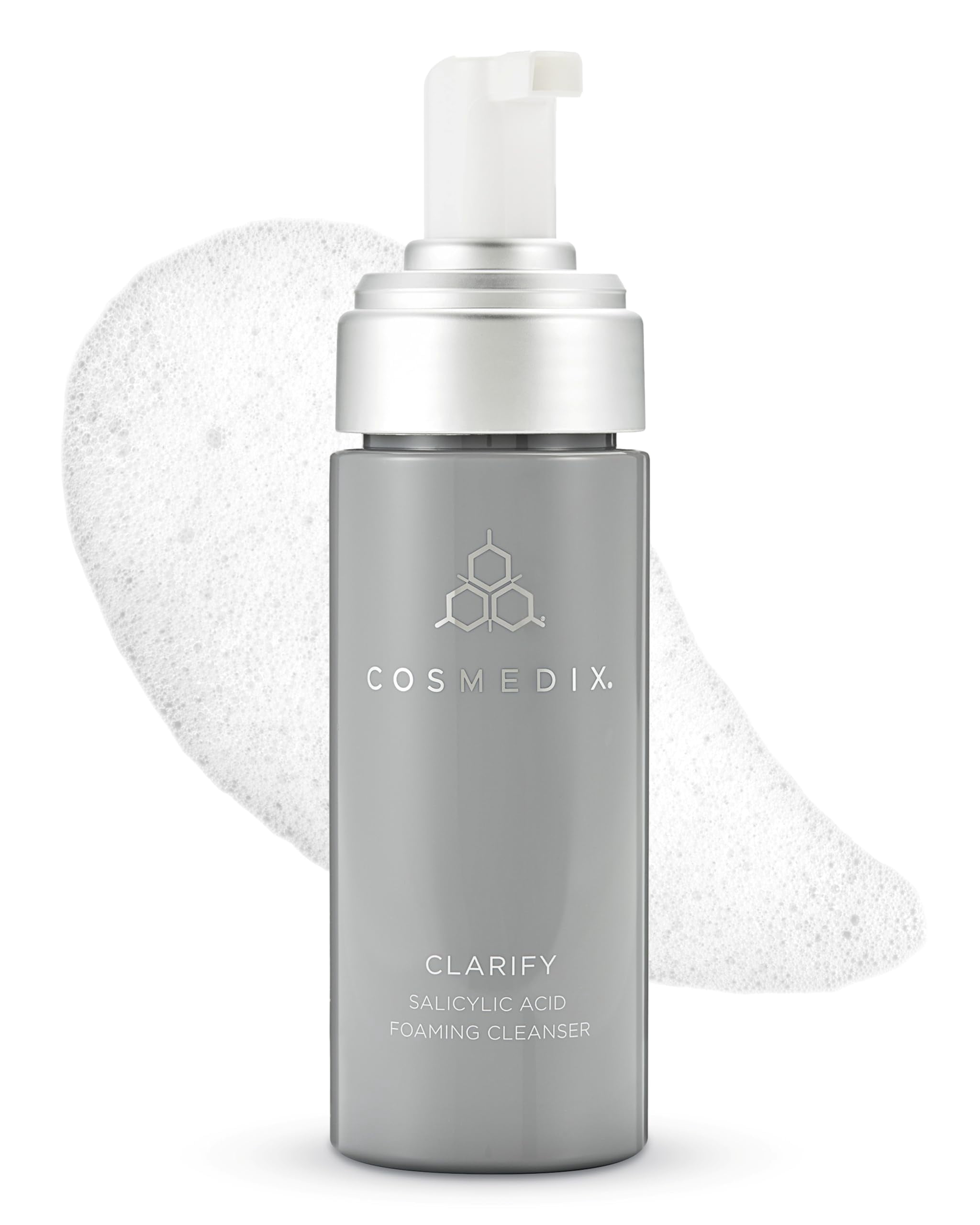 Cosmedix Clarify - Salicylic Acid Foaming Cleanser - Reveals Clearer ...