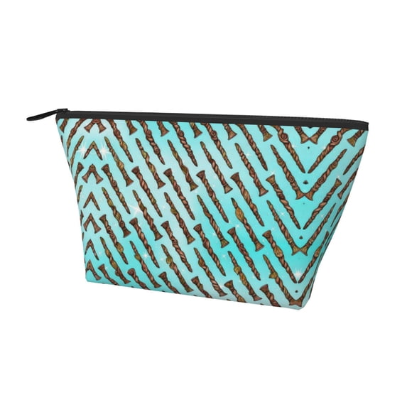 Cosmetic Bag For Women Clarinet Musical Instrument Small Makeup Bag For ...