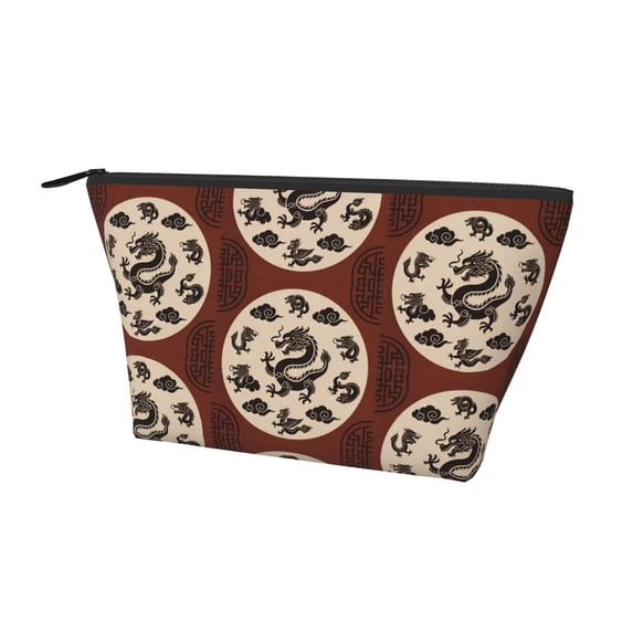 Cosmetic Bag For Women Dragon Element Small Makeup Bag For Purse Makeup ...