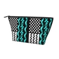 Cosmetic Bag For Women Ribbon Flag Ovarian Cancer Awareness Small ...