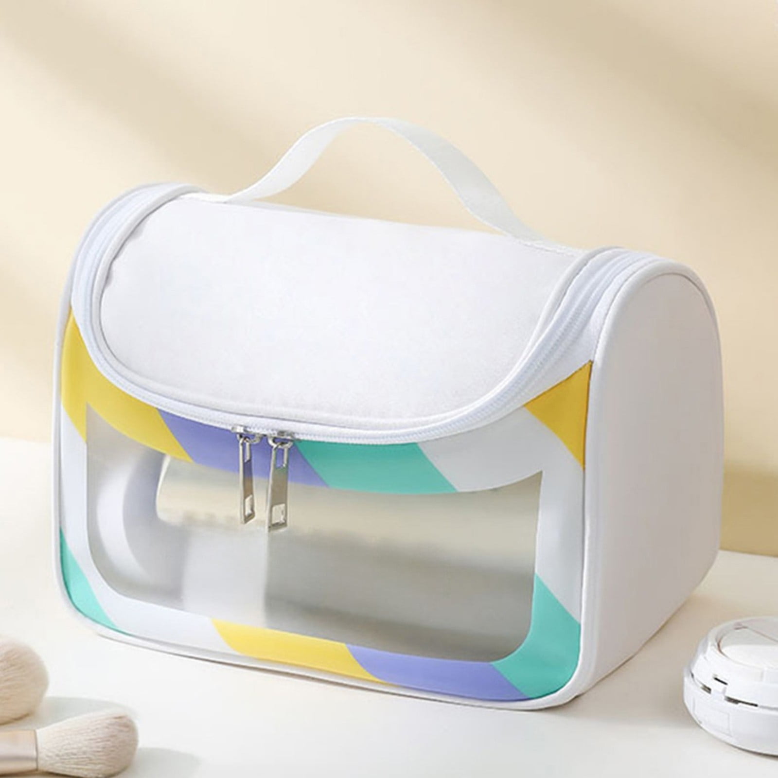 Cosmetic Bag Light Transparent Makeup Bag Sundries Hand Held Cosmetics ...