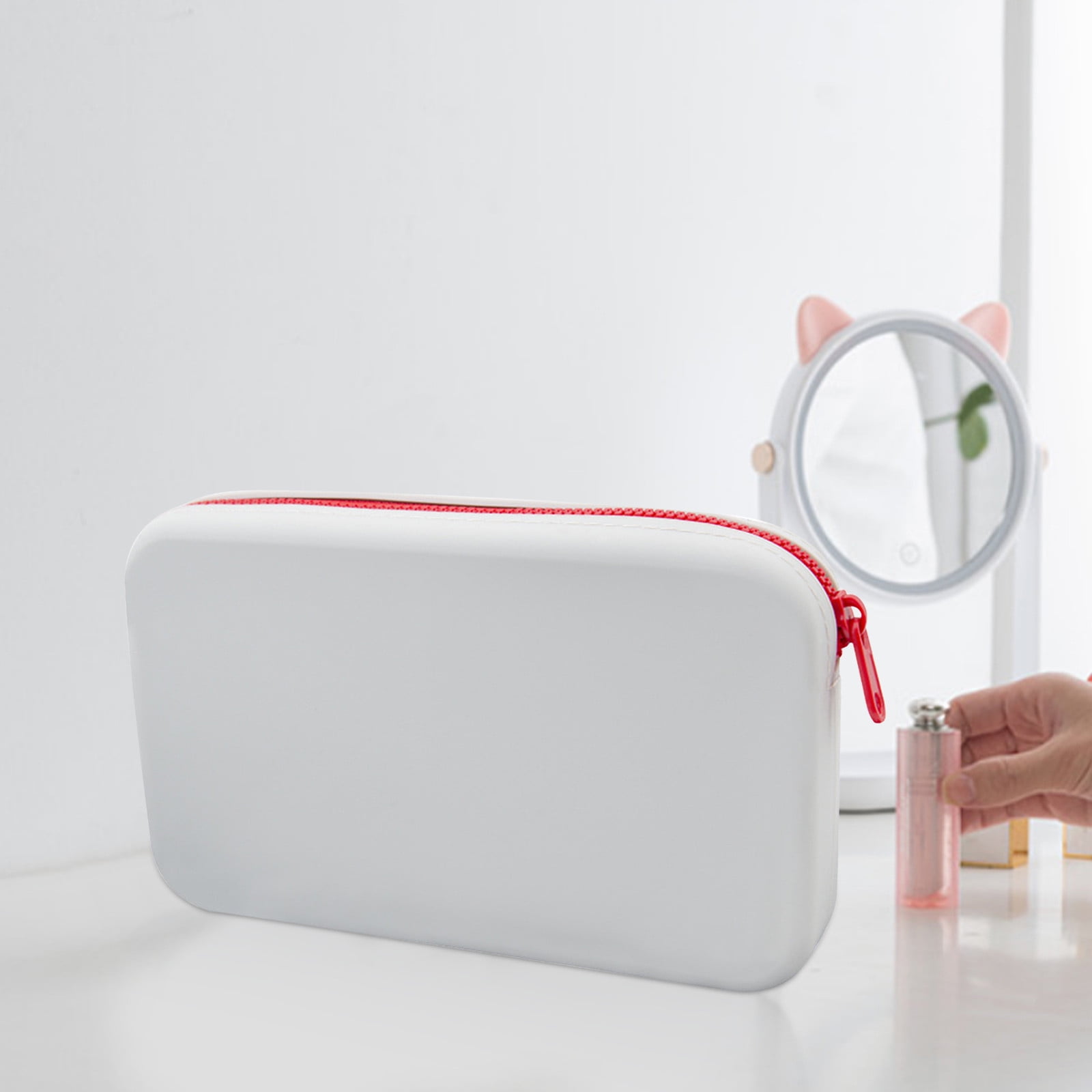 Cosmetic Bag Silicone Cosmetic Bag Makeup Storage Pouch Waterproof With ...