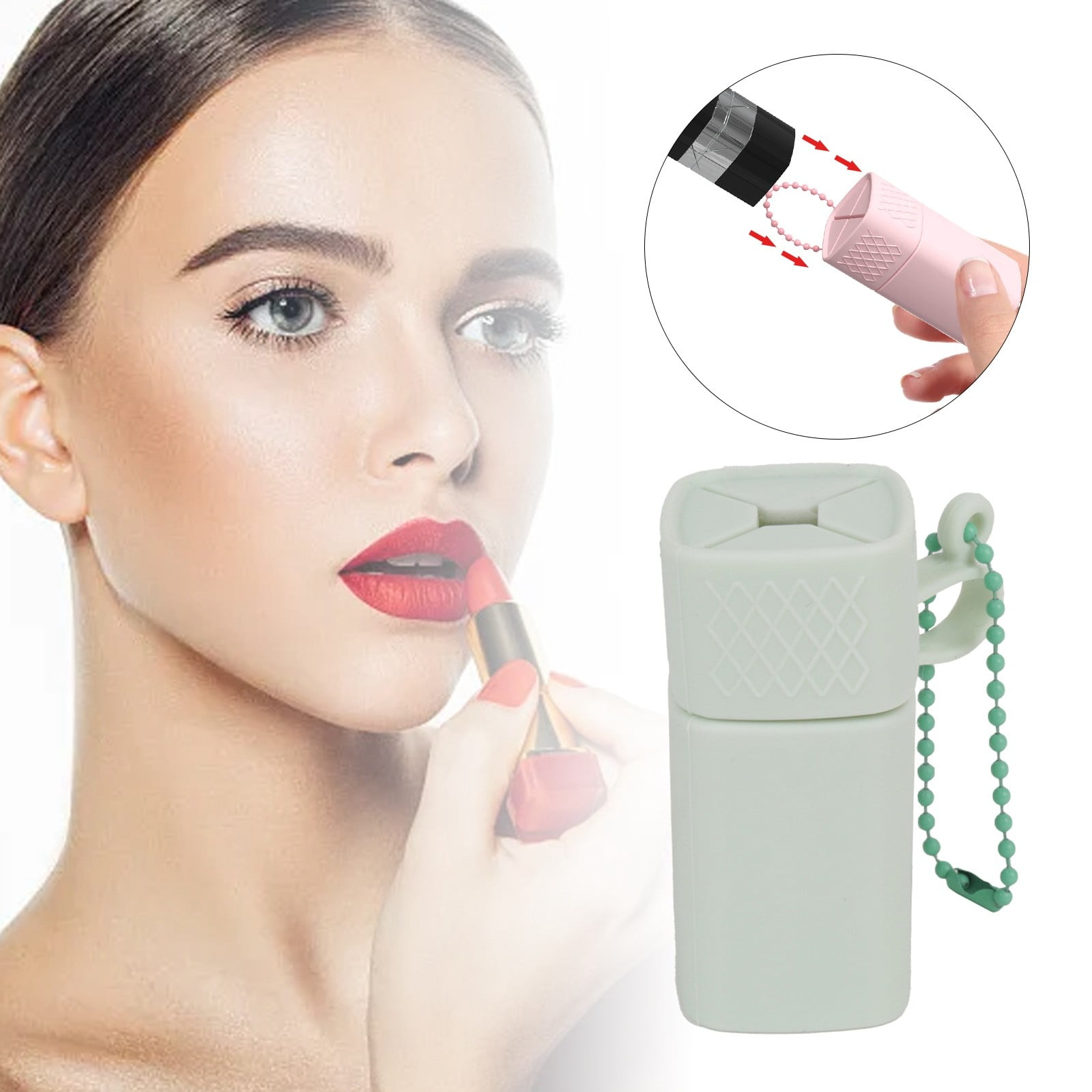 Cosmetic Bag Silicone Lipstick Protective Storage Bag Portable Hanging ...