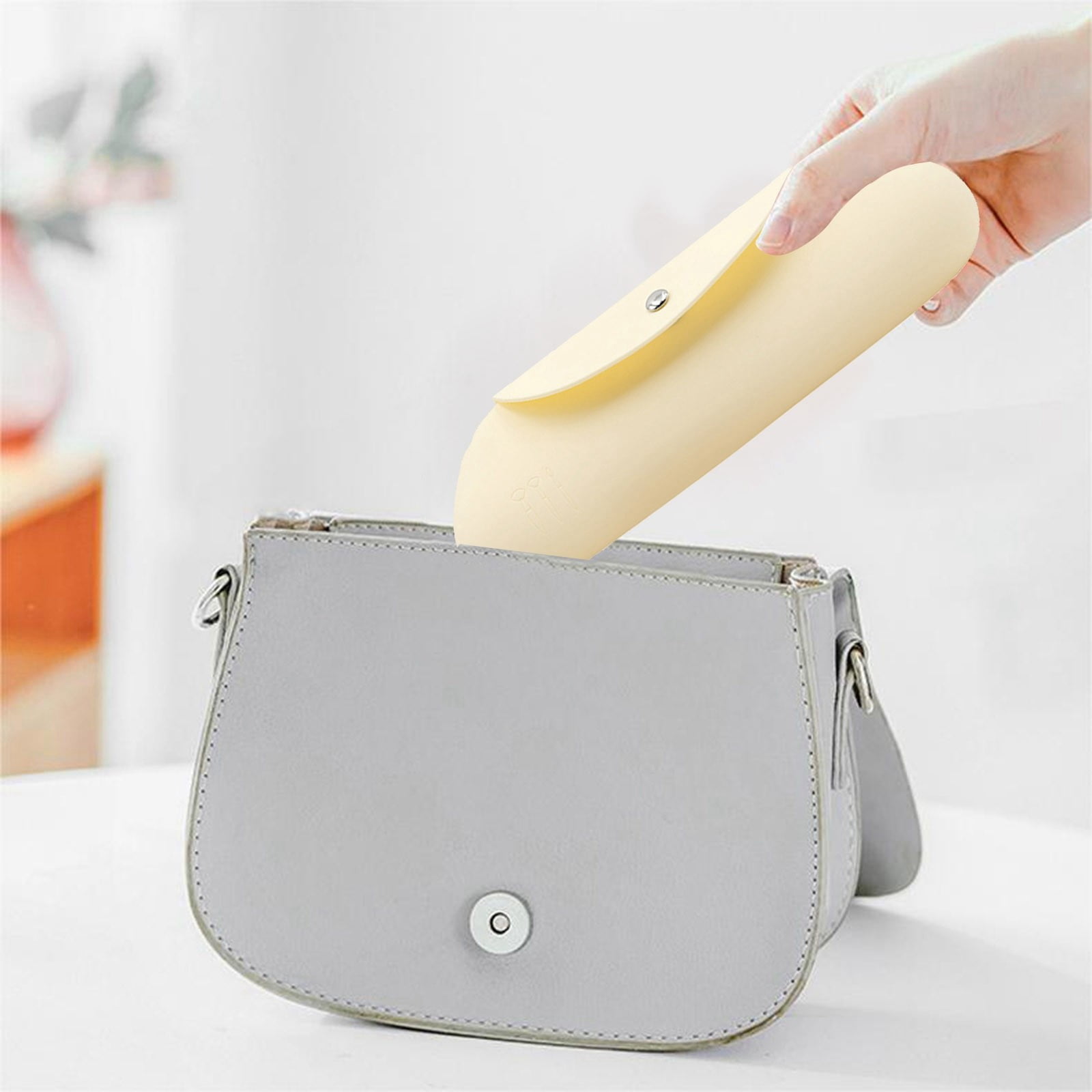 Cosmetic Bag Silicone Makeup Brush Storage Bag Portable Travel Cosmetic ...