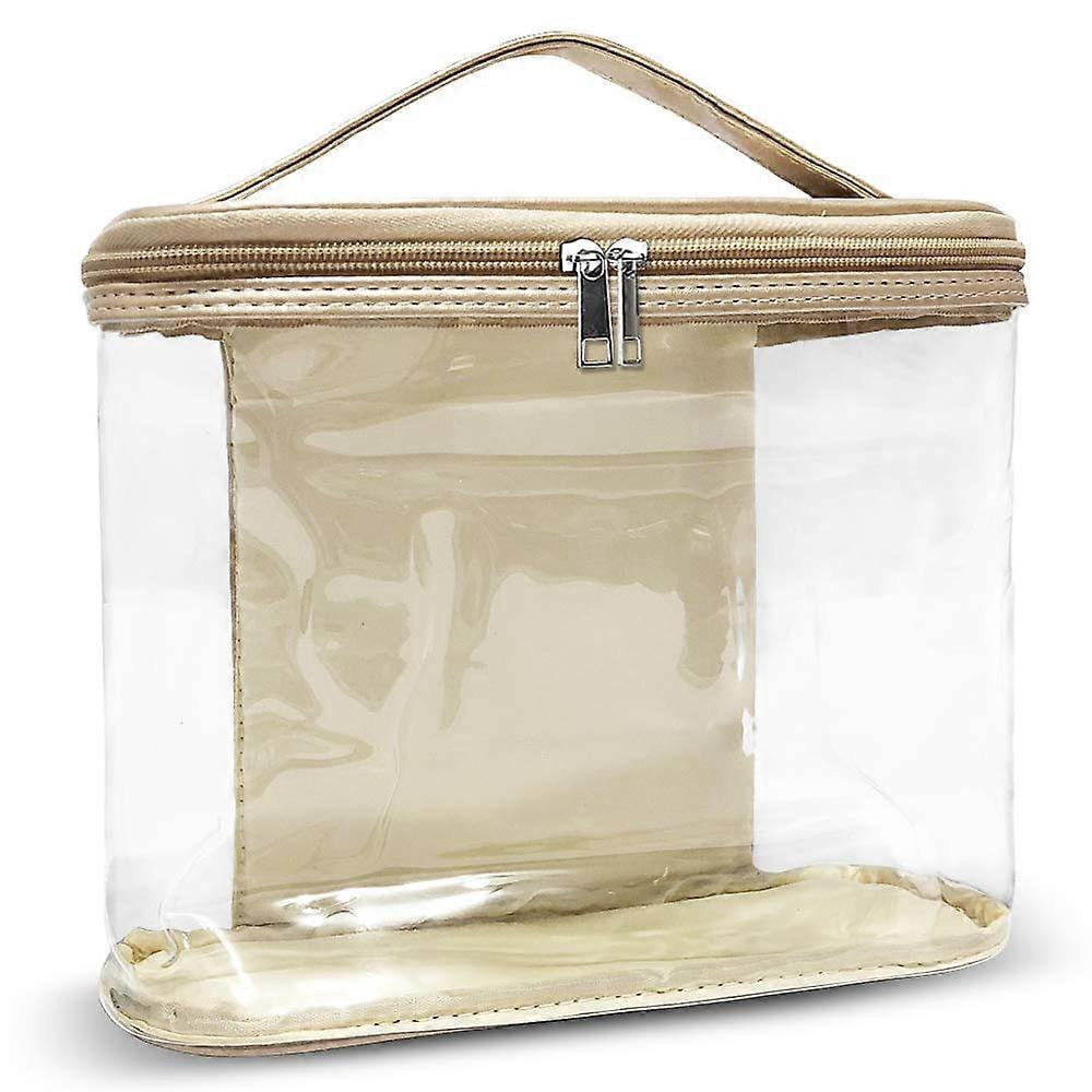 Cosmetic Bag, ble Clear Toiletry Case Makeup Bag Carry On Transparent ...