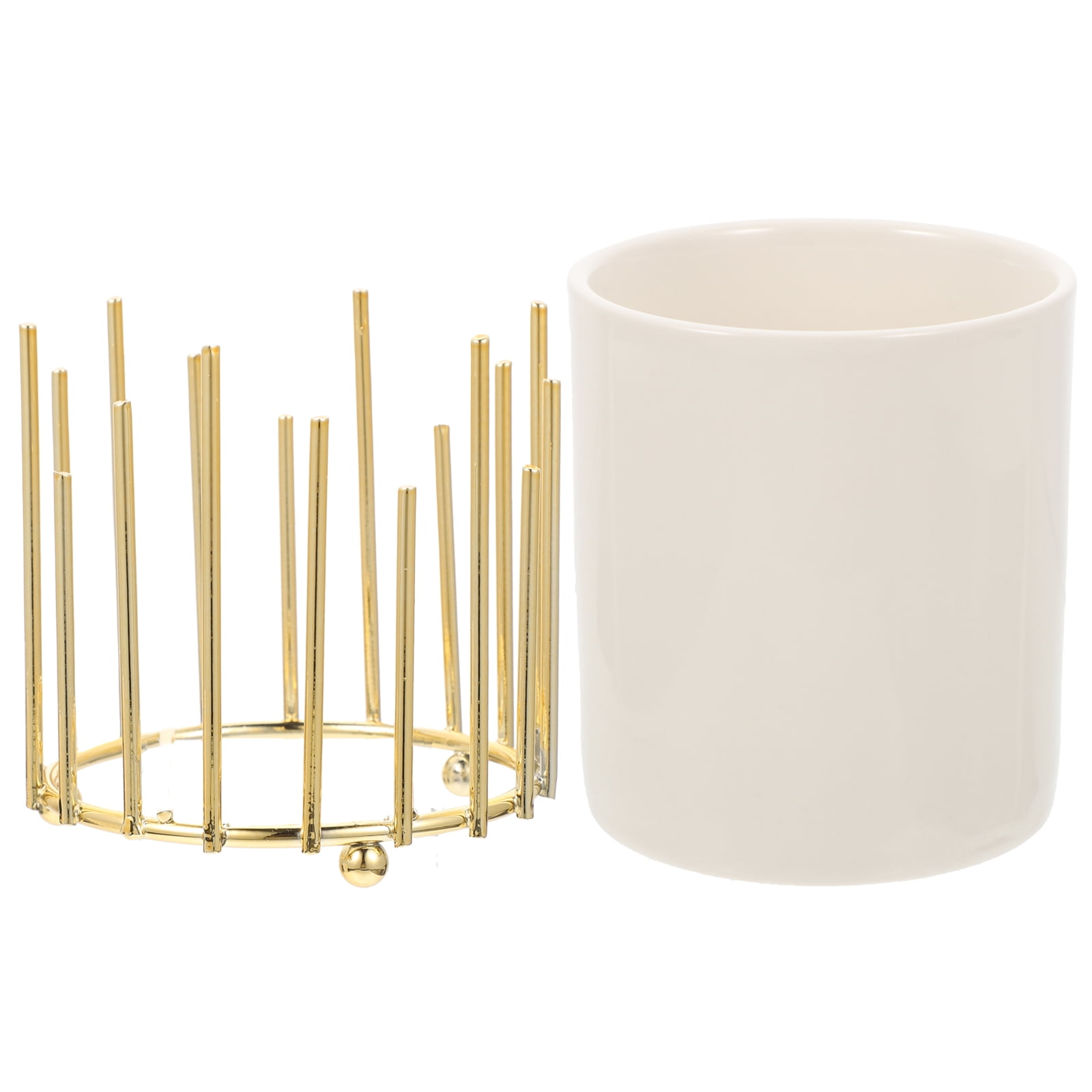 Cosmetic Brush Storage Container Pen Organizer Office Decor Supplies ...