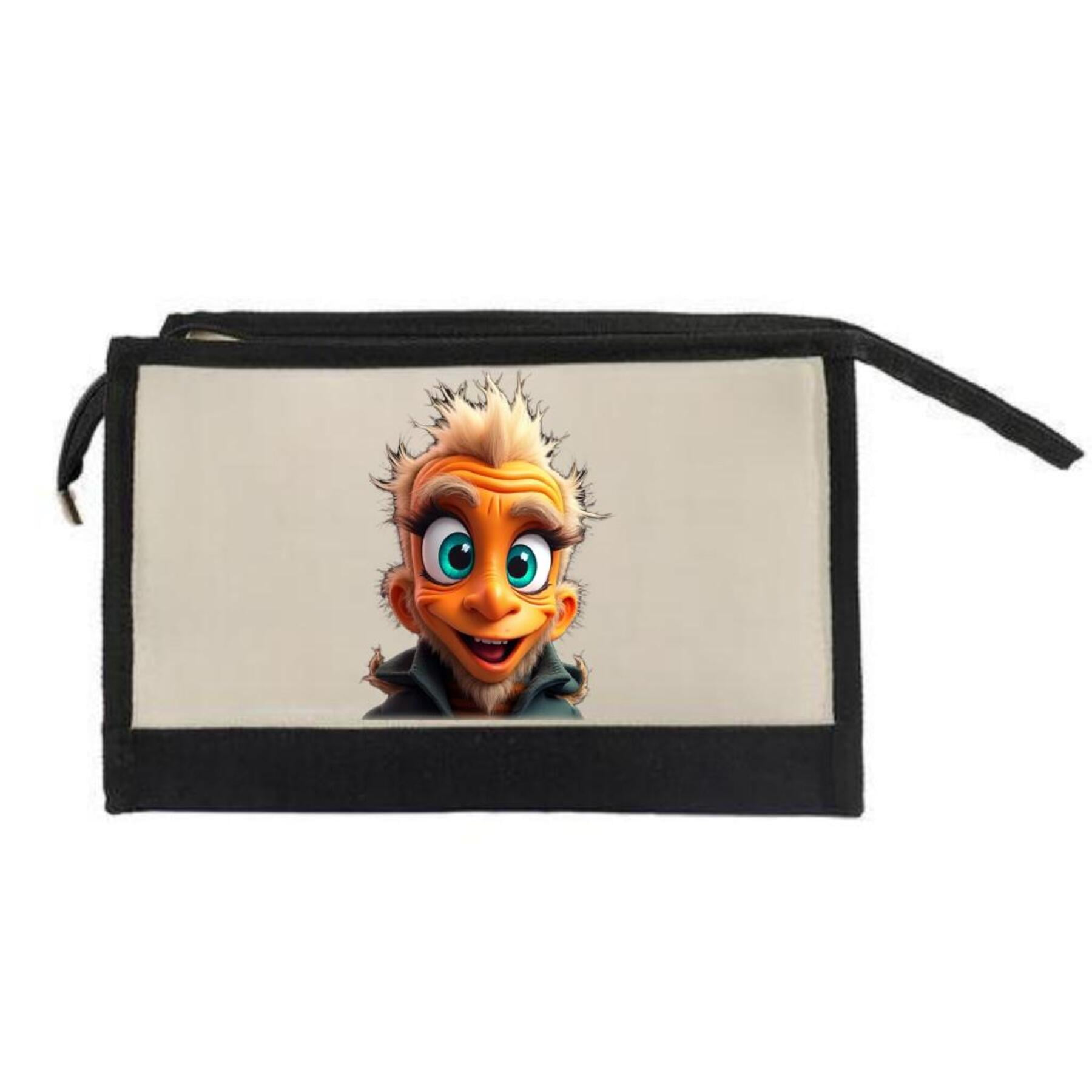 Cosmetic Canvas Pouch Bag with Zipper - Multipurpose Makeup Bag ...