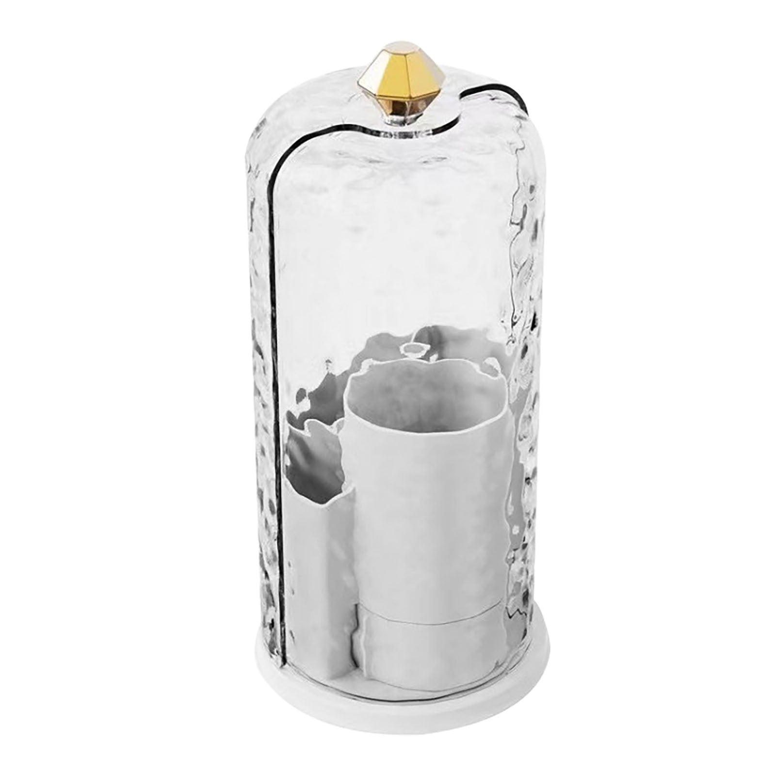 Cosmetic Cases Makeup Brush Storage Bucket Desktop Pen Holder Rotatable ...