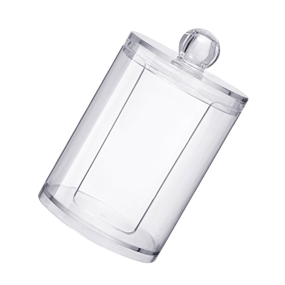 Cosmetic Cotton Pads Holder Transparent Cotton Pad Storage Holder with ...