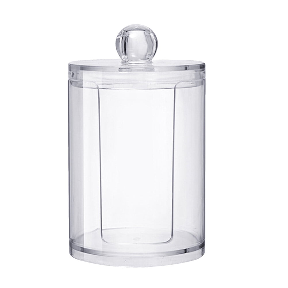 Cosmetic Cotton Storage Box Round Pads Holder Makeup Containers ...