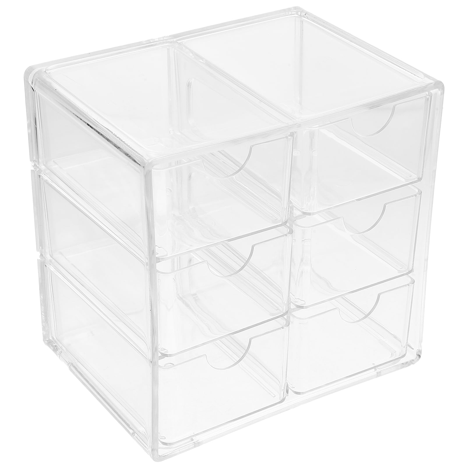 Cosmetic Display Case Storage Drawers Cabinet Container Jewelry Desktop ...