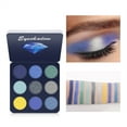 Cosmetic Eyeshadow Palette 9 Colors Matte Shimmer Eye Shadow Set ...