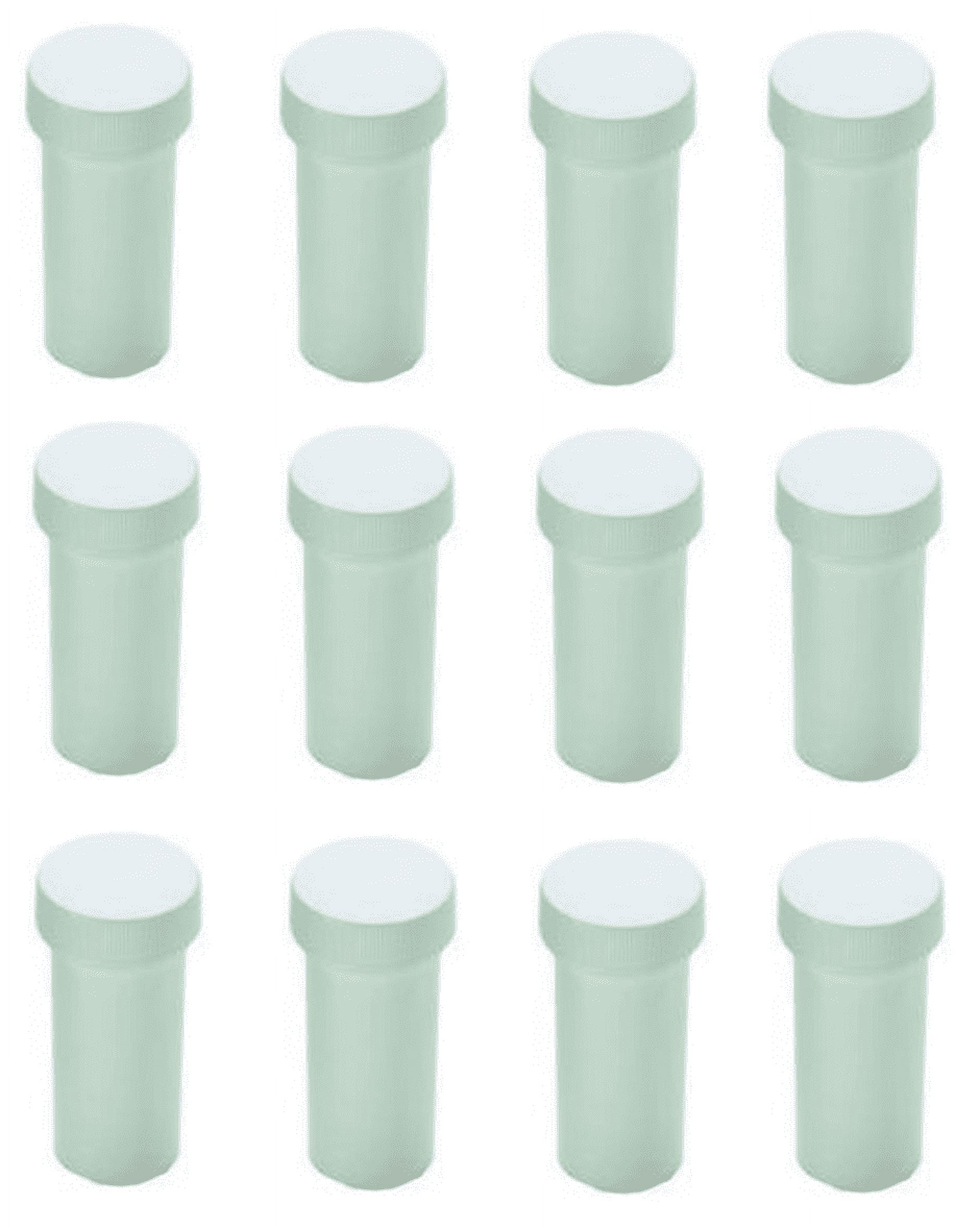 Cosmetic Jar 1 oz - White ( PACK OF 12) Plastic Ointment Container (For ...