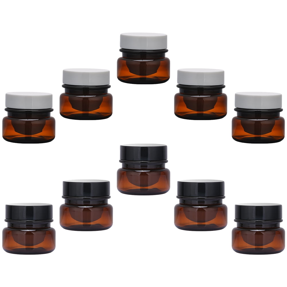 Cosmetic Makeup Jar 10 Pcs Bottle Bottled Products Lip Balm Containers ...