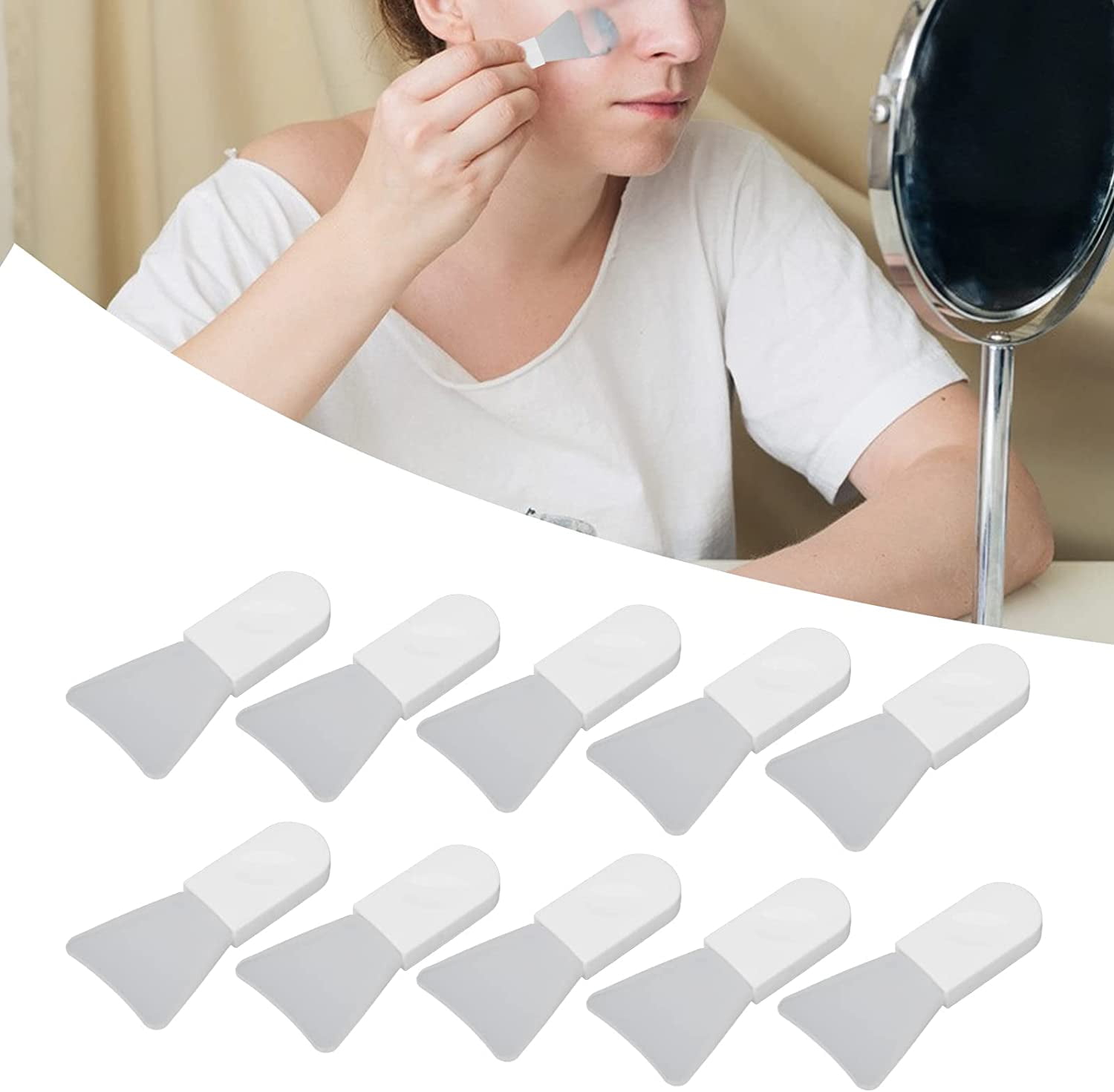 Cosmetic Mask Mixing Spoon Spatulas Facial Cream Skin Care Brushes ...