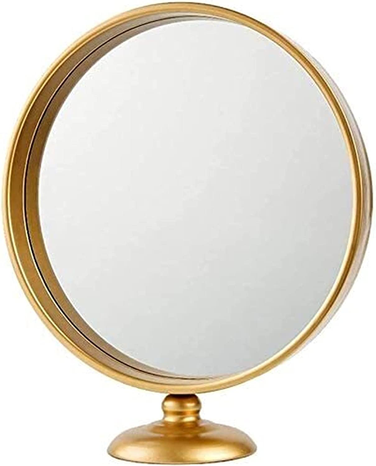 Cosmetic Mirror Dressing Mirror,Table Mirrors with Stand, HD Round ...