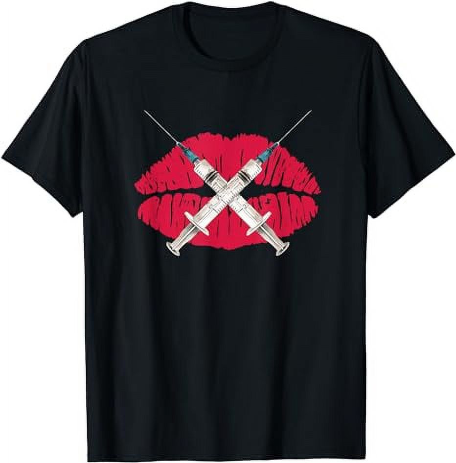 Cosmetic Nurse Injector Lip Filler Injection T-Shirt - Walmart.com
