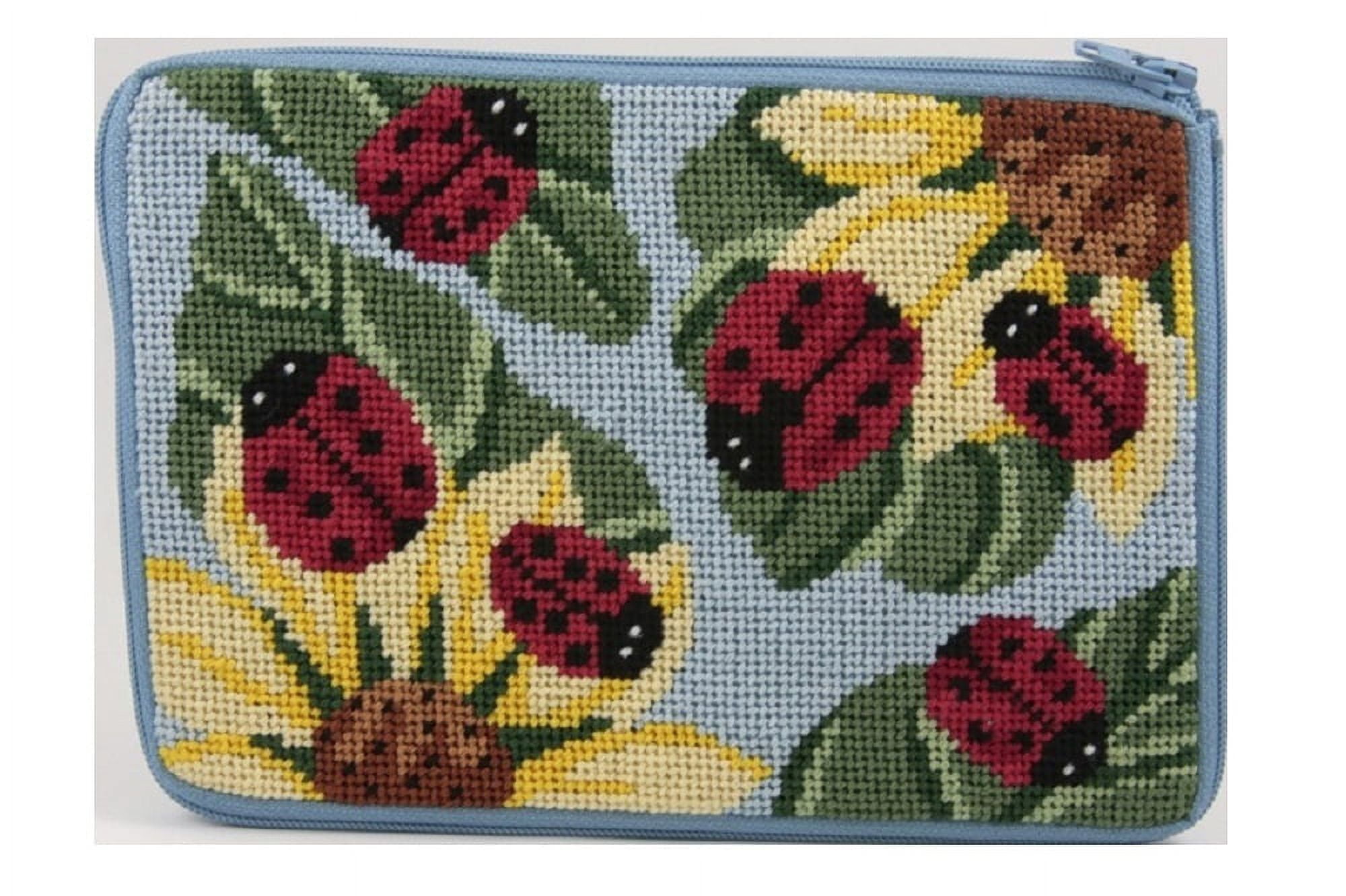 Cosmetic Purse - Ladybug - Needlepoint Kit - Walmart.com