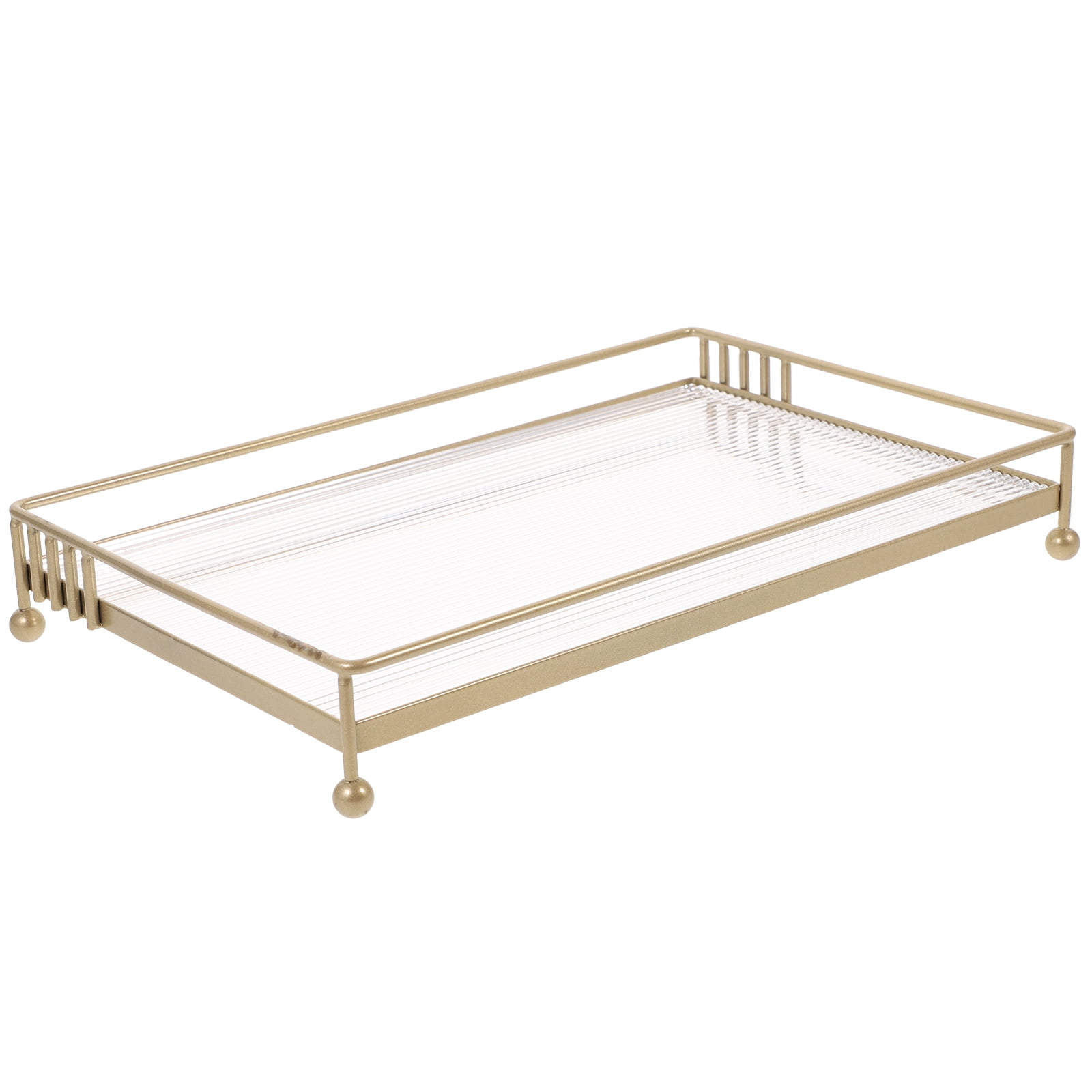 Cosmetic Rack Counter Tray Bath Essential Home Supplies Perfume Storage ...