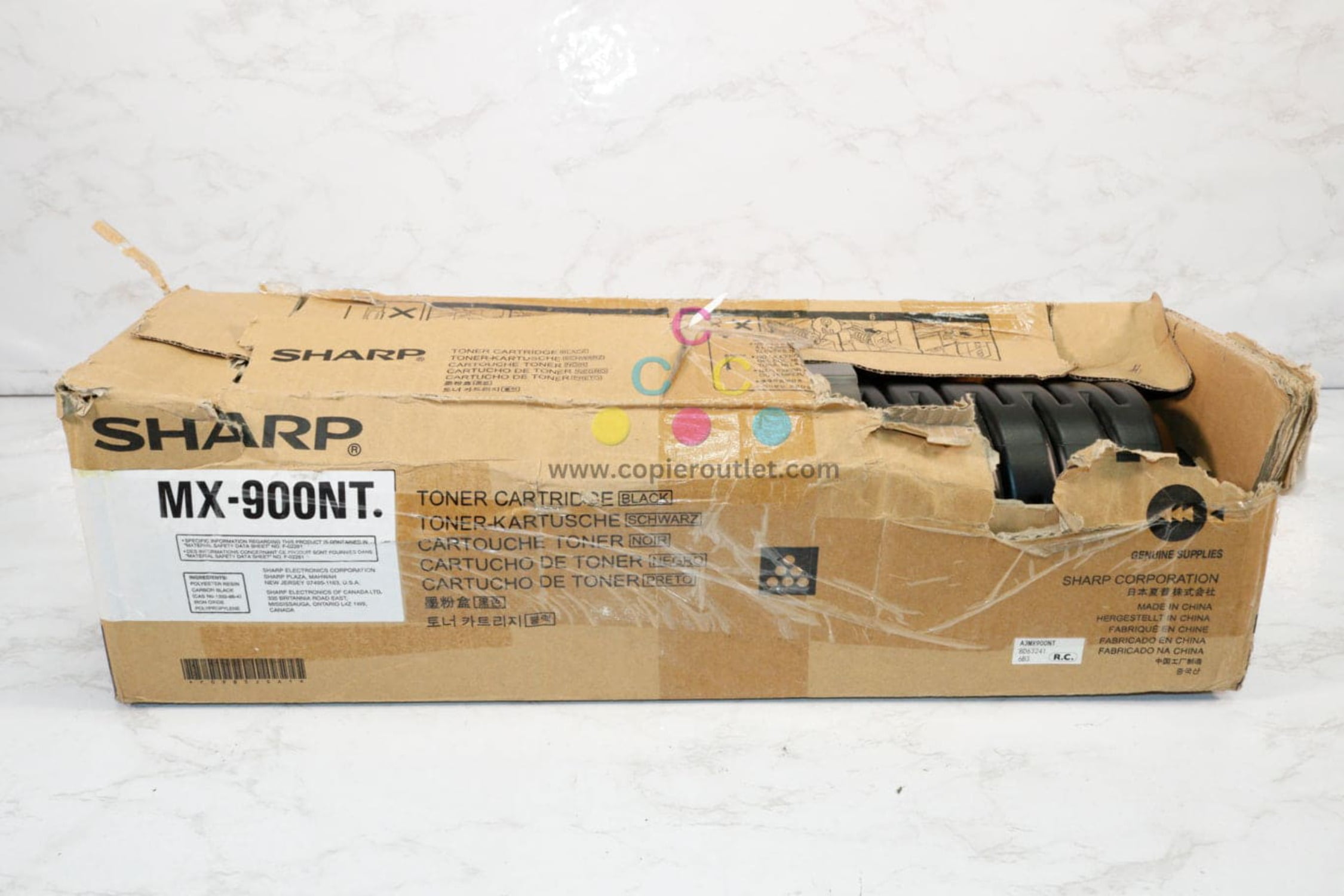 Cosmetic Sharp MX-900NT Black Toner Cartridges MX-M1054 MX-M904 MX-M905 ...