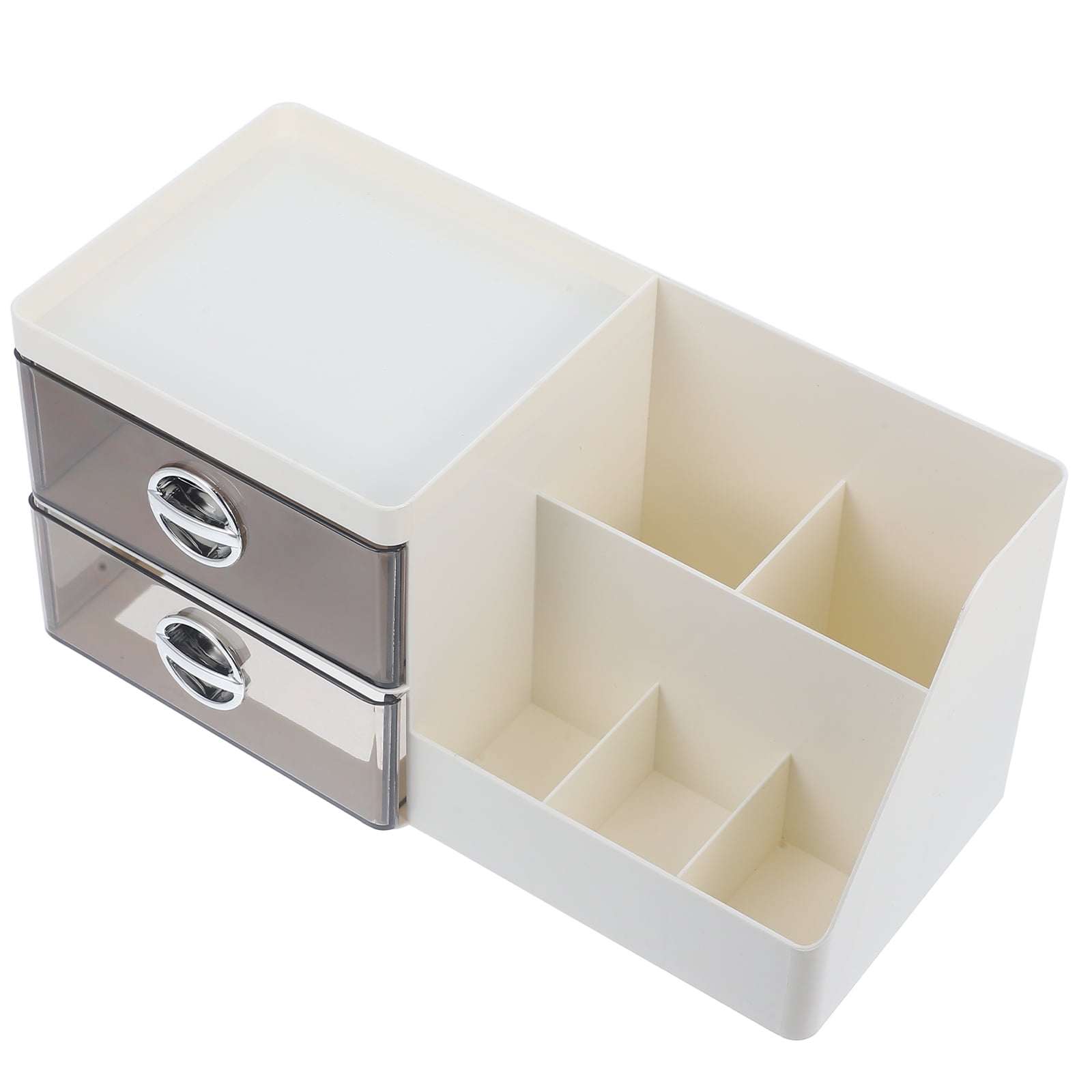 Cosmetic Storage Box Table Organizer Clear Desk Aesthetic Organizers ...