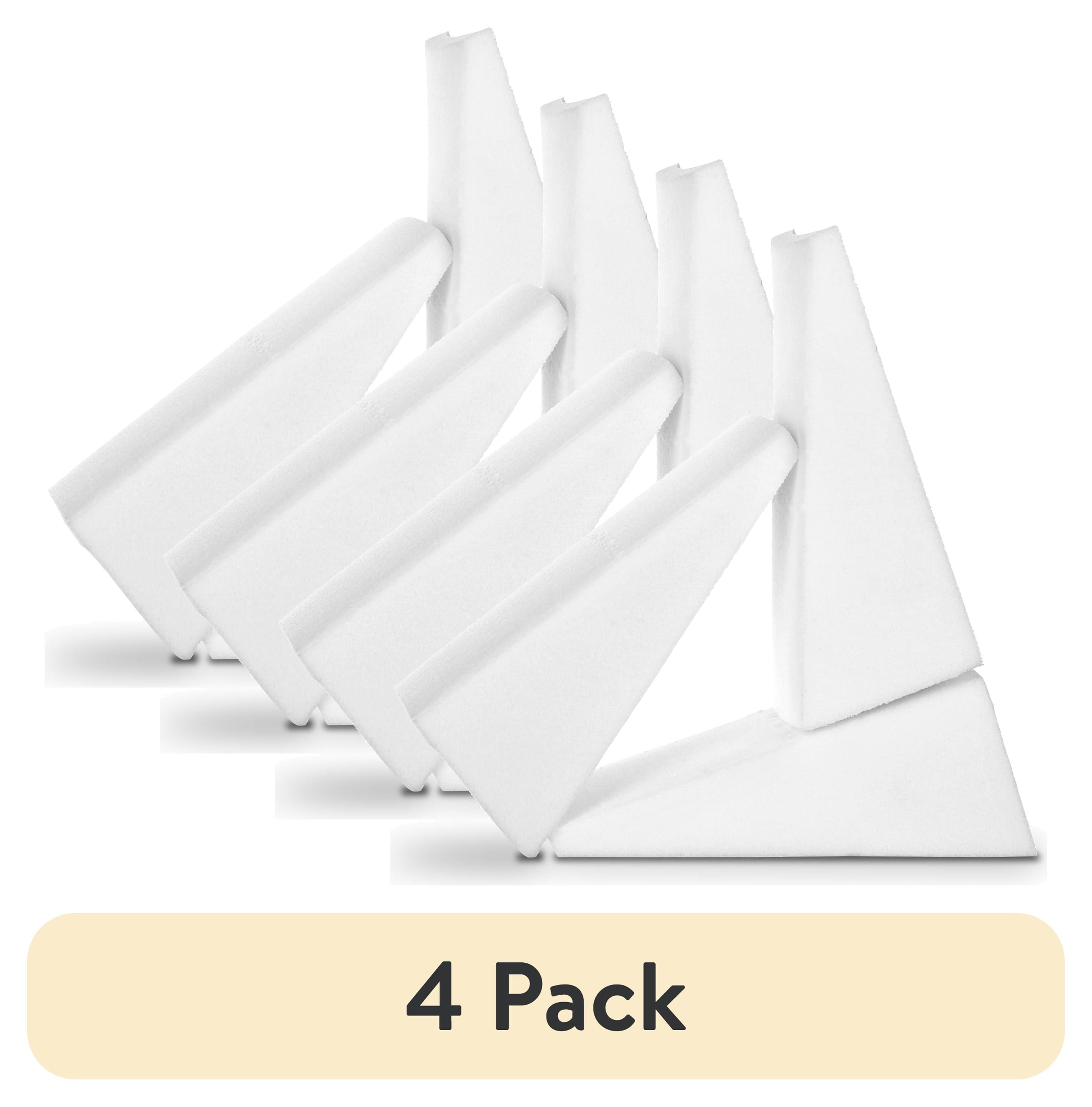 (4 pack) Cosmetic Wedge Sponge Applicator, Latex-Free, Multi-purpose ...