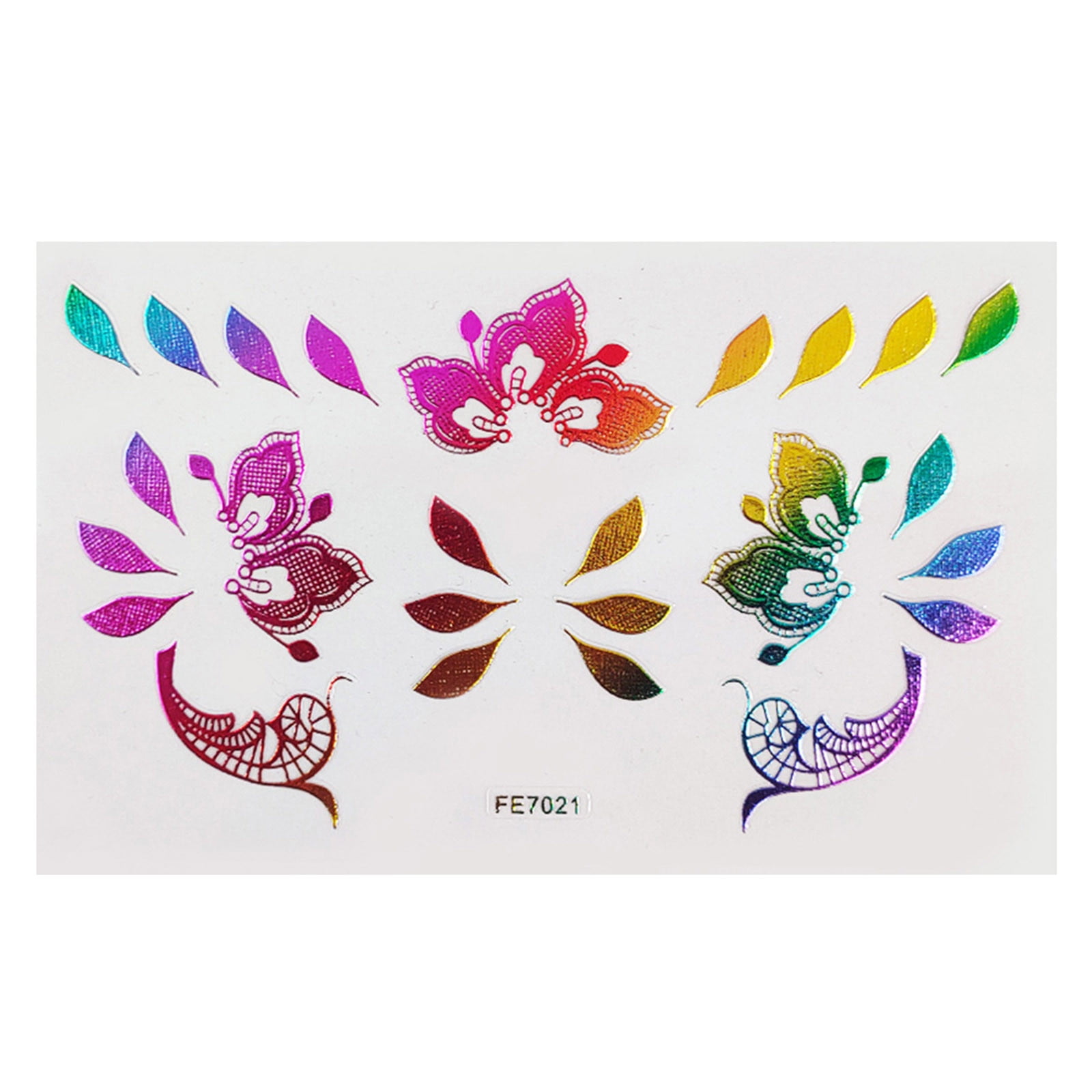 Cosmetic for Women Colorful Temporary Tattoos For And Children's ...