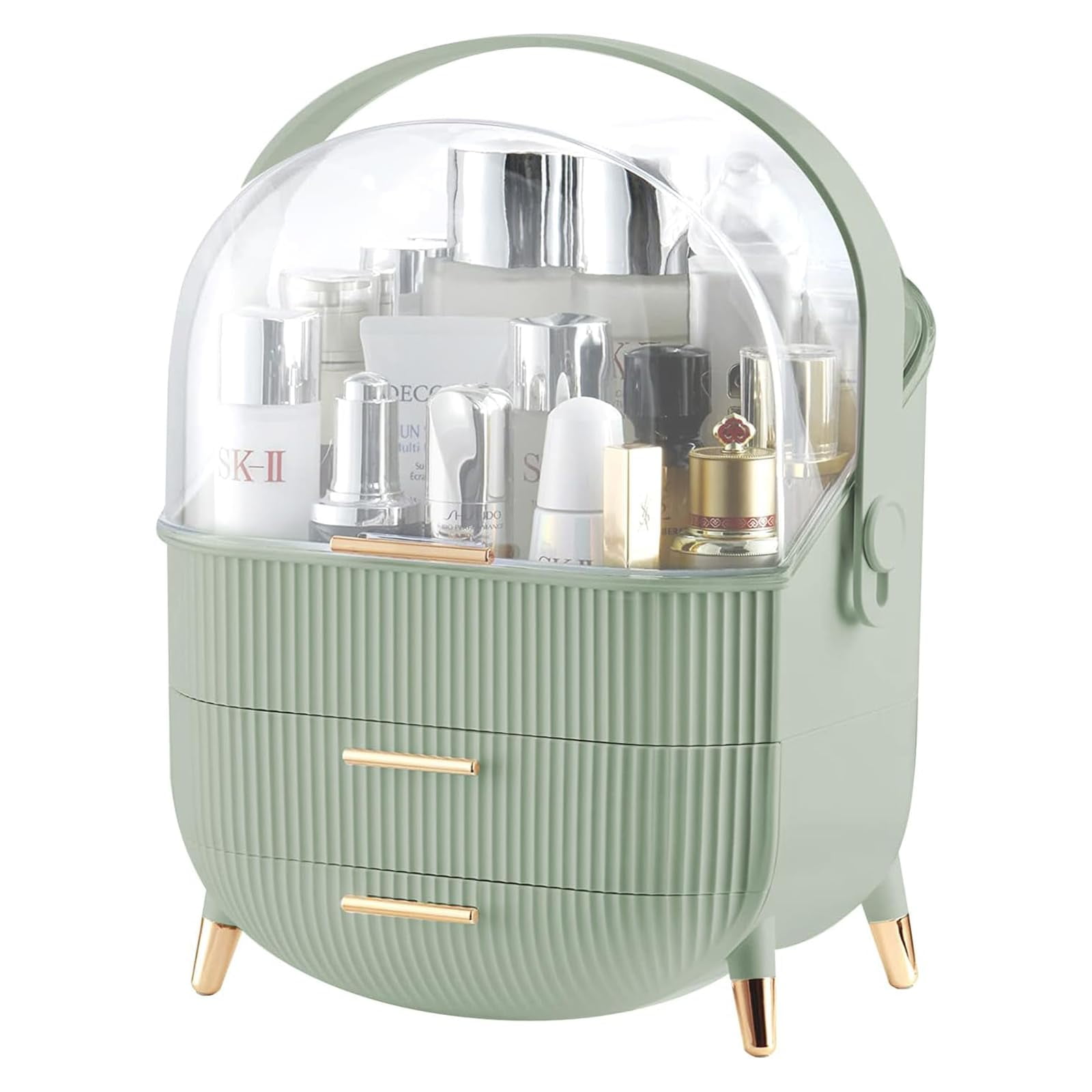 Cosmetics Organizer for Countertop and Dresser, Makeup Storage Box with ...