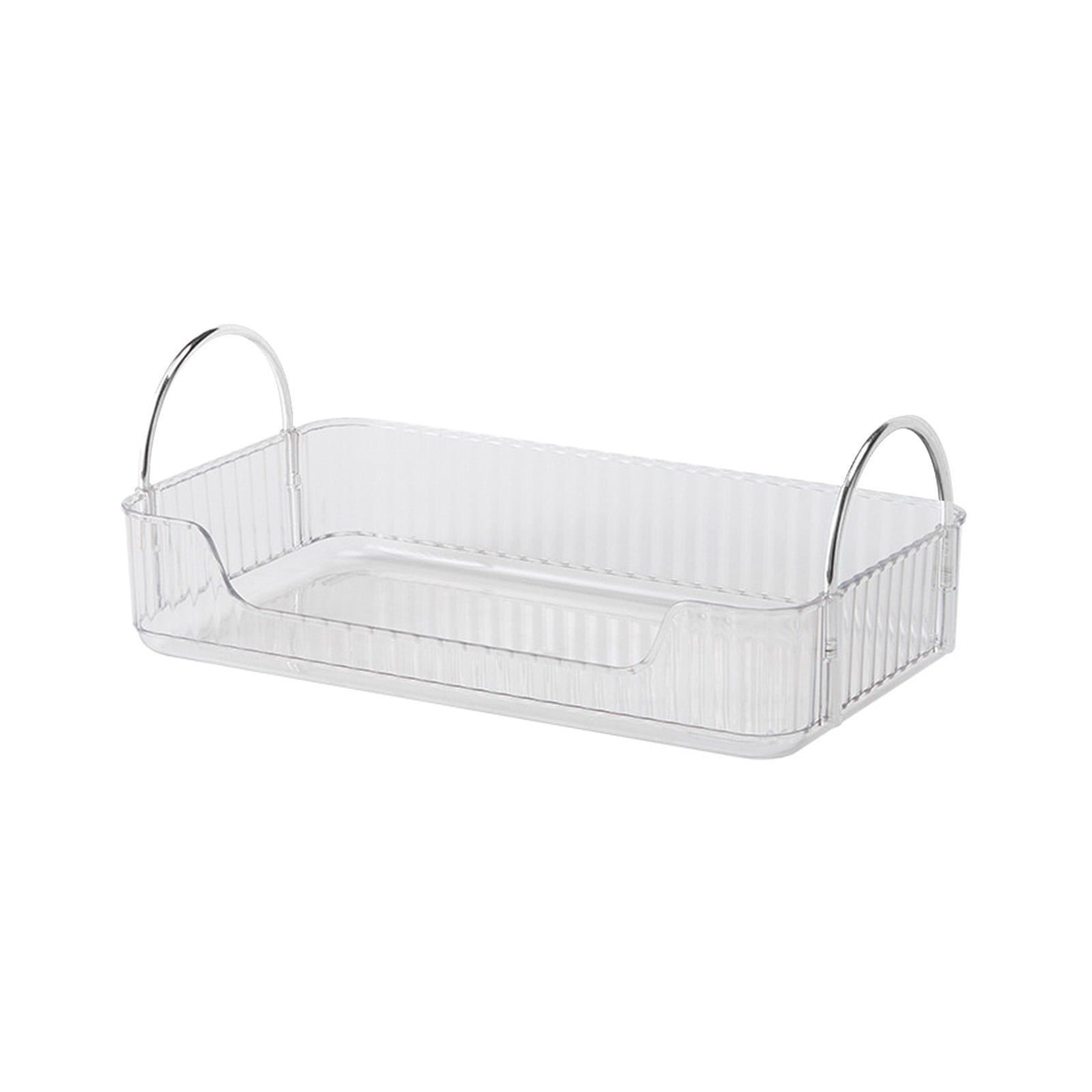Cosmetics Storage Tray, Single Side Rack for Makeup - Square ...