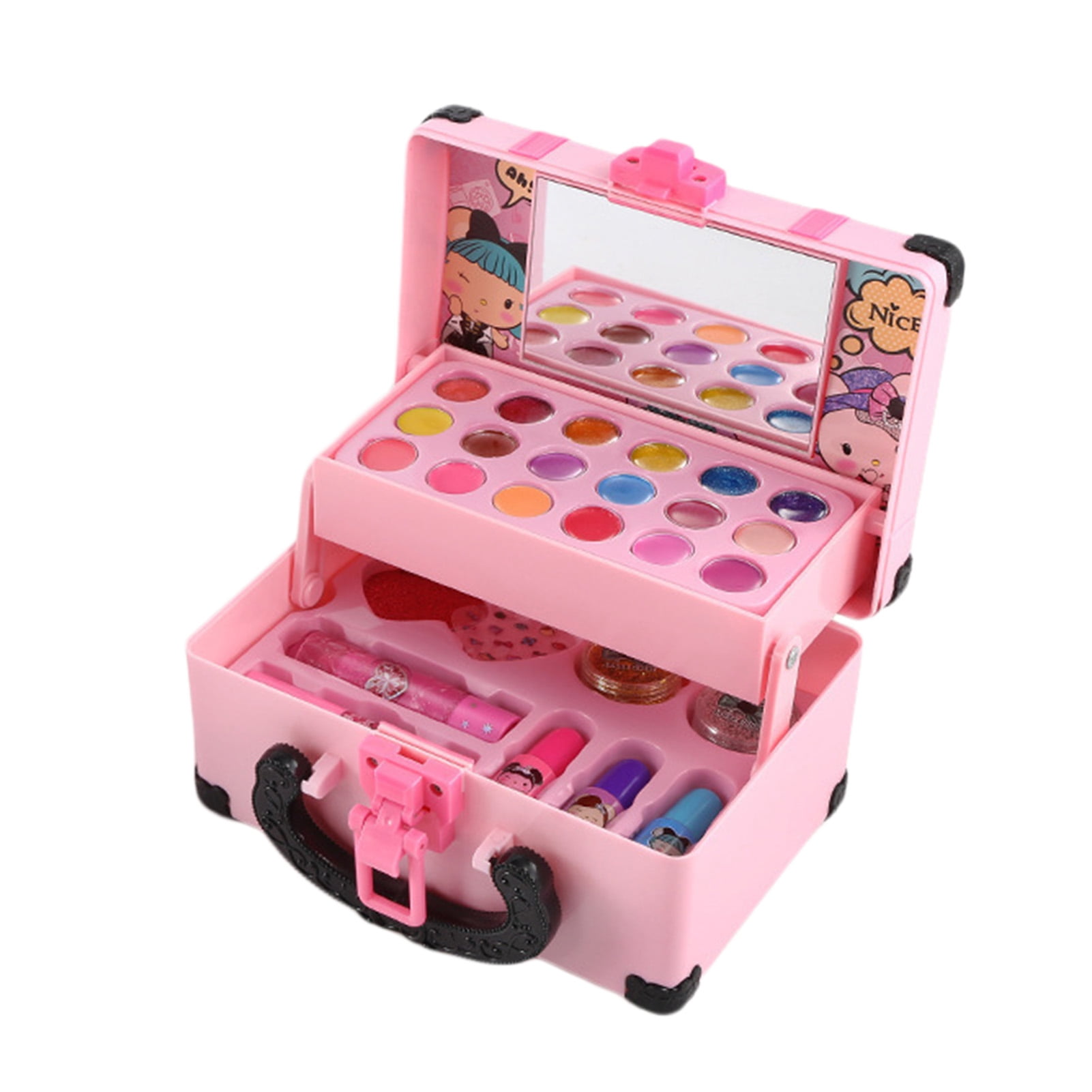 Cosmetics Toy Set with Box - Realistic High Simulated - Portable No ...
