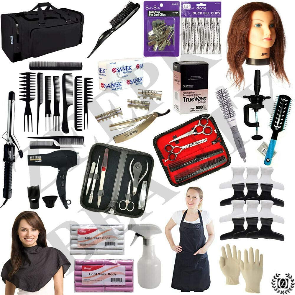 Cosmetology Barber School kit State Board Approved Manikin Head ...